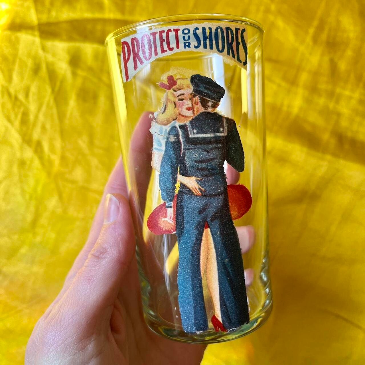 Vintage 1940s WWII Era Peek a Boo Glasses Pinup Soldier Set of 4 // 40s ...