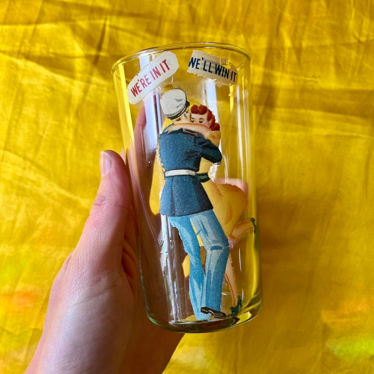 Vintage 1940s WWII Era Peek a Boo Glasses Pinup Soldier Set of 4 // 40s ...