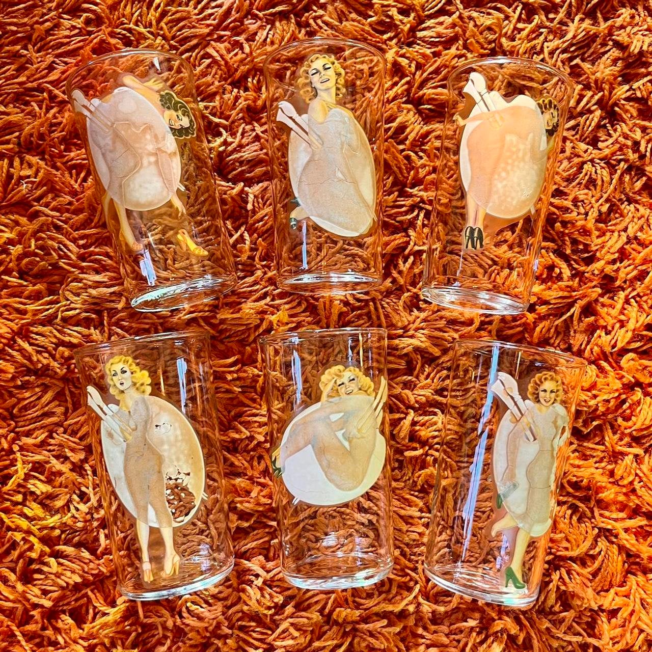 Vintage 1940s Artist Palette Peek a Boo Pinup Girlie Glasses - Etsy