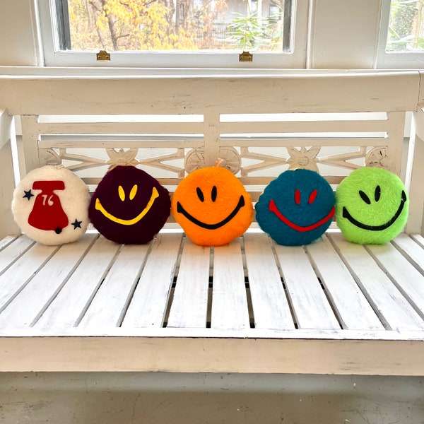 Smiley Face Pillow - Etsy