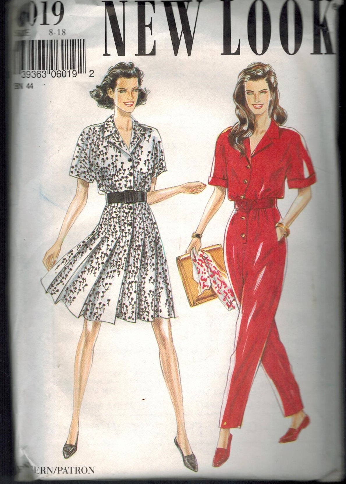 Sewing Pattern New Look 6019 Dress Jumpsuit 8 18 - Etsy