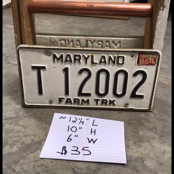 Vintage License Plates - Etsy