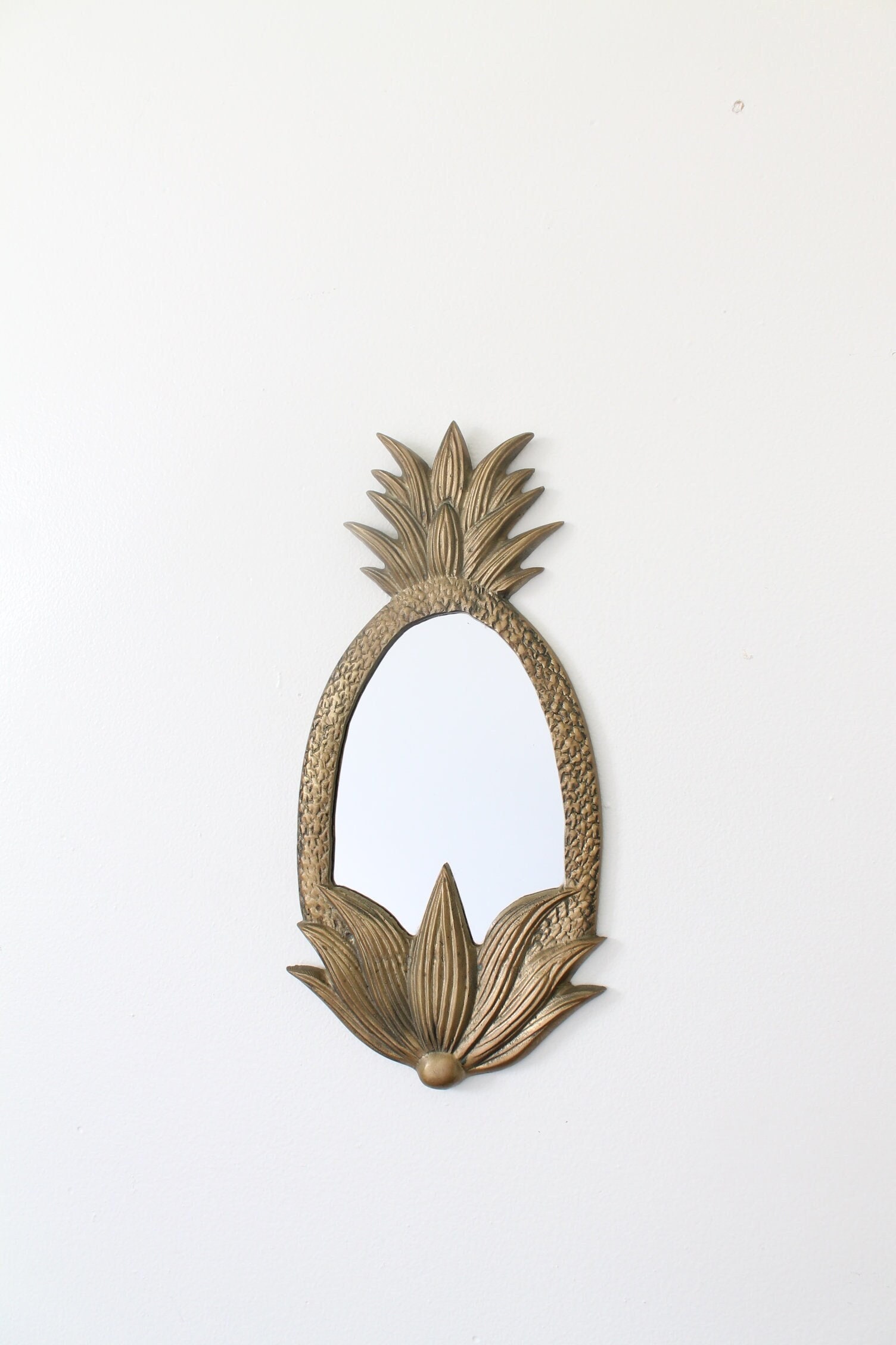 Brass Pineapple Mirror - Etsy