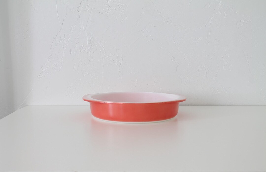 Vintage Flamingo Pink Pyrex Round Baking Dish No. 221 - Etsy