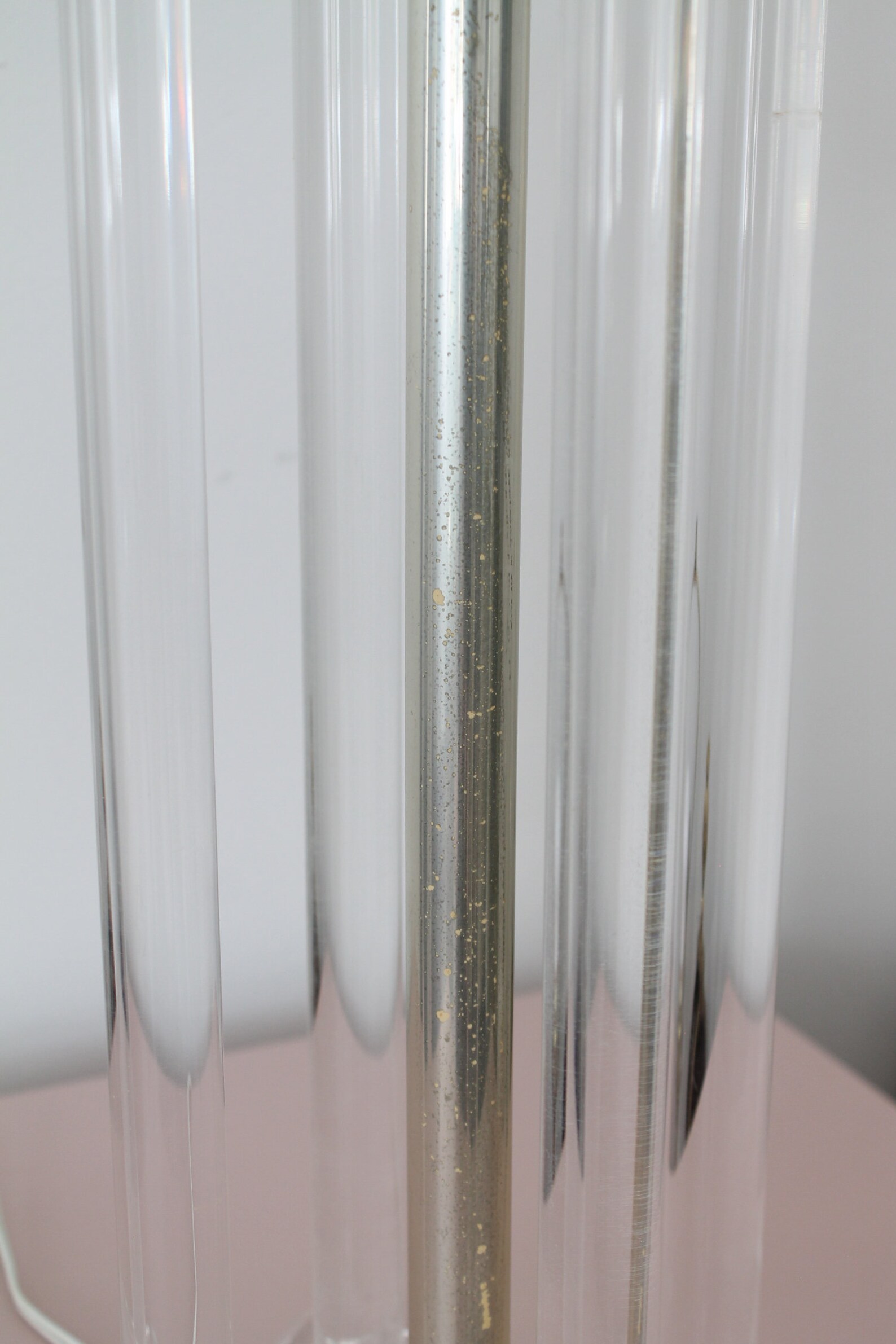 Vintage Lucite Table Lamp | Etsy