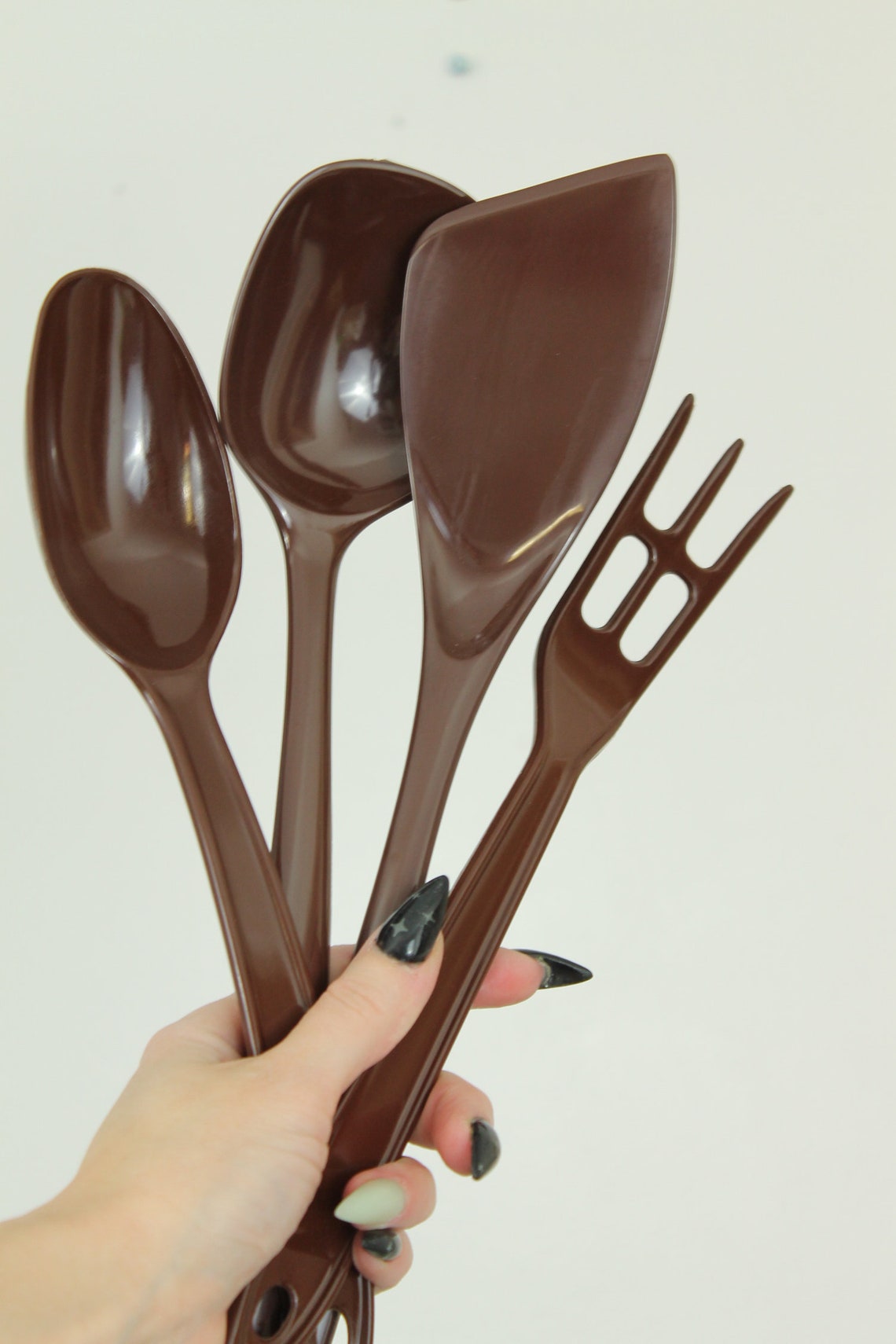 Mid-century Macramé Kitchen Utensil Holder With Vintage Danish - Etsy