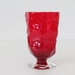 Vintage Ruby Red Crinkle Ice Glasses Morgantown Seneca - Etsy