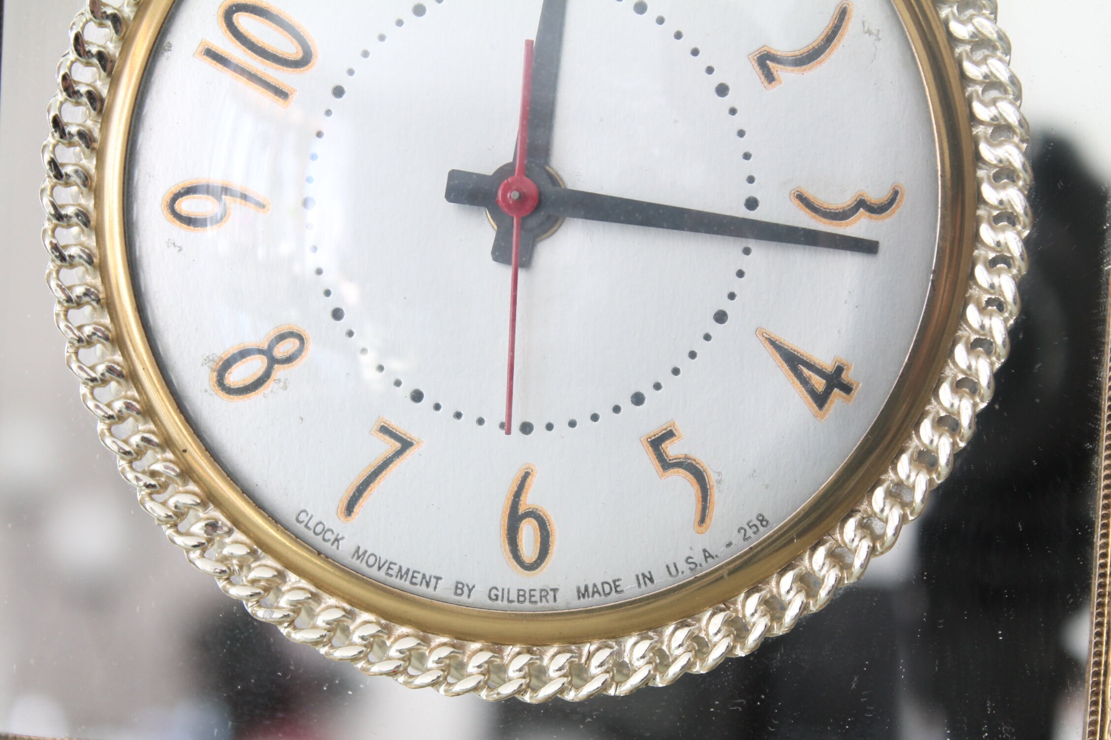 Vintage Ornate Gold Electric Clock Filigree Gilt Framed - Etsy