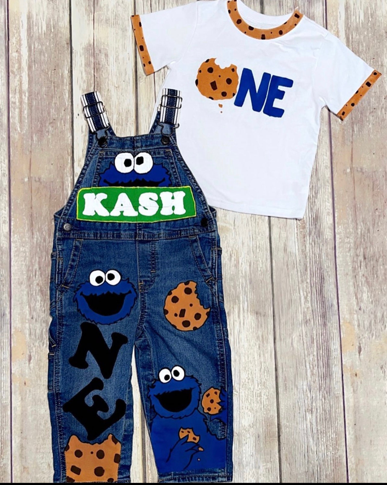Hand Drawn and Painted ** Kids Custom Birthday Outfits - ANY THEME ...