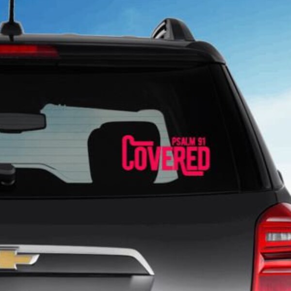 Psalm 91 Car Decal - Etsy
