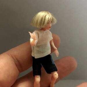 Boy 1:24 Scale Dollhouse , BJD Boy Doll , Miniature Dolls , Miniature ...