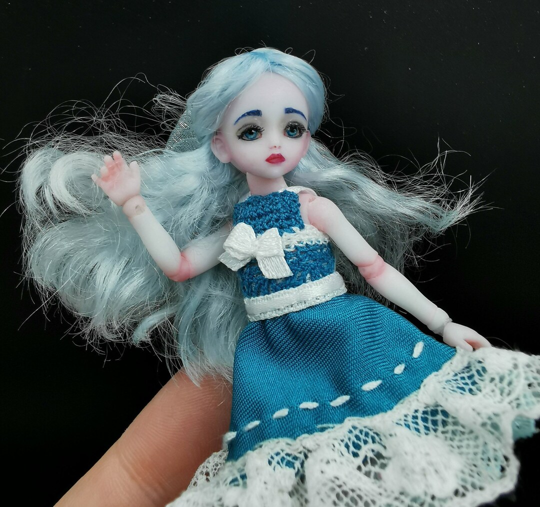 FULL SET, BJD Kid Doll 1/12 3 Inch 8cm, 1/12 Kid Ball-jointed ...