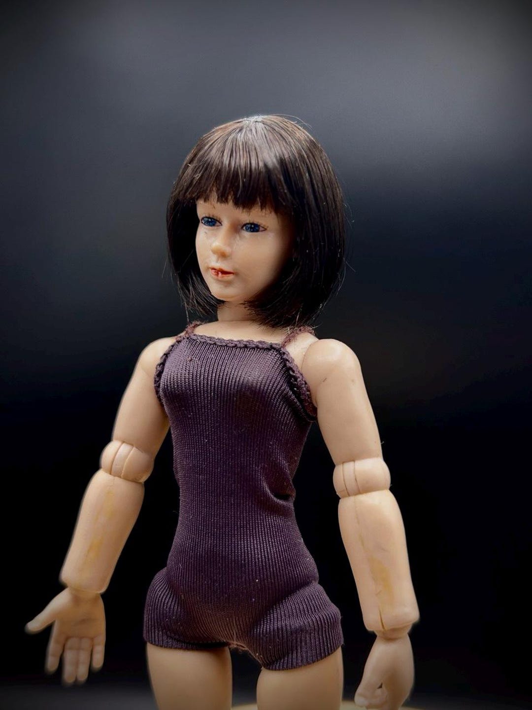 Vintage Heidi Ott 1/12 , Handmade Natural Wig for Heidi Ott Doll ...