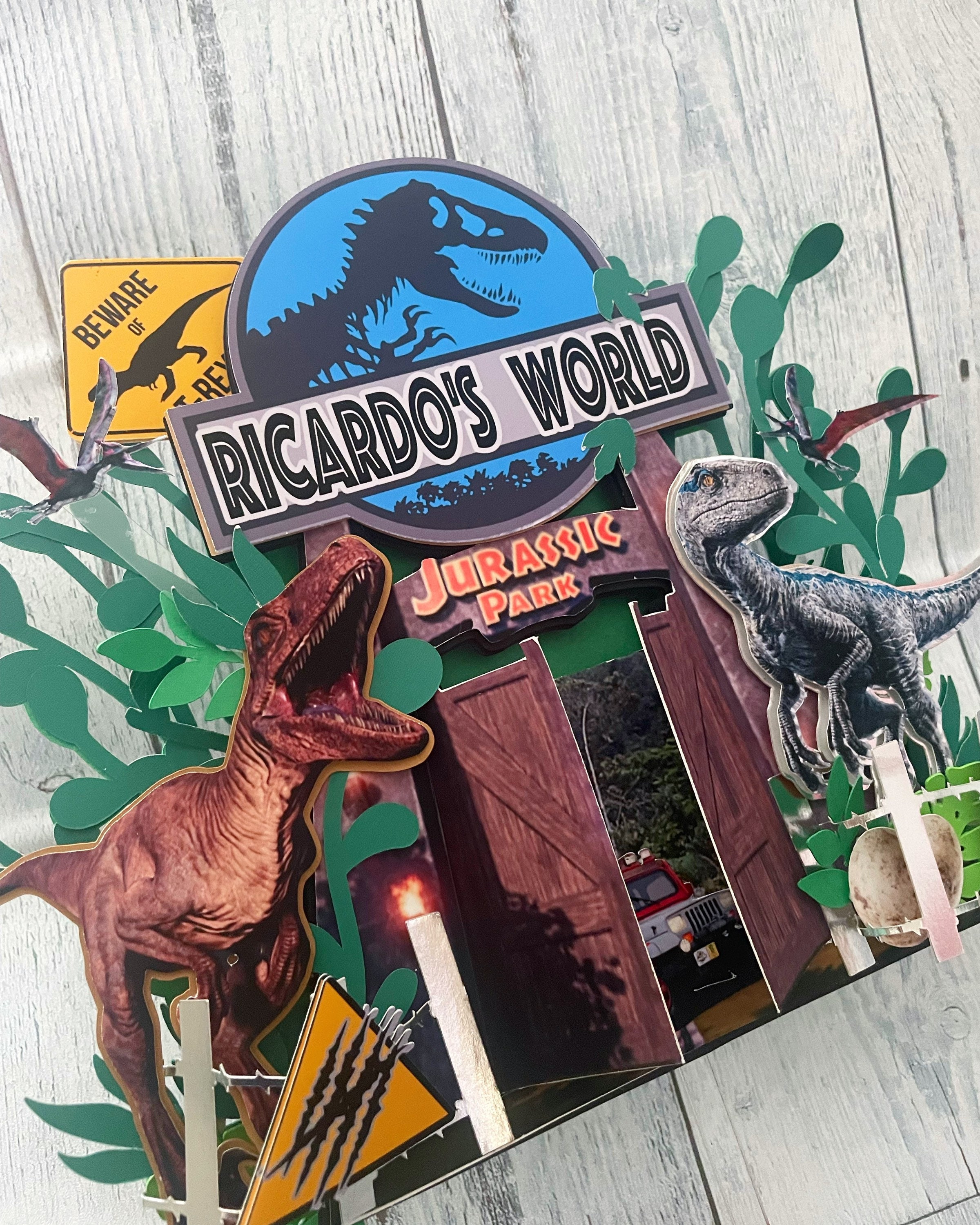 Dinosaur Birthday Party, Dinosaur Centerpieces, Paws Decor, T-rex ...