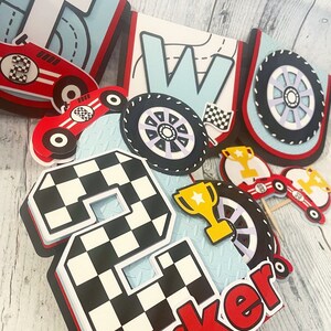 Racing Retro Cars Topper, Race Cards, Retro Race Cars, Racing Banner ...