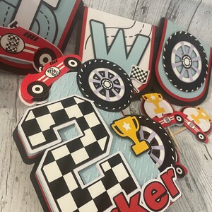 Racing Retro Cars Topper, Race Cards, Retro Race Cars, Racing Banner ...