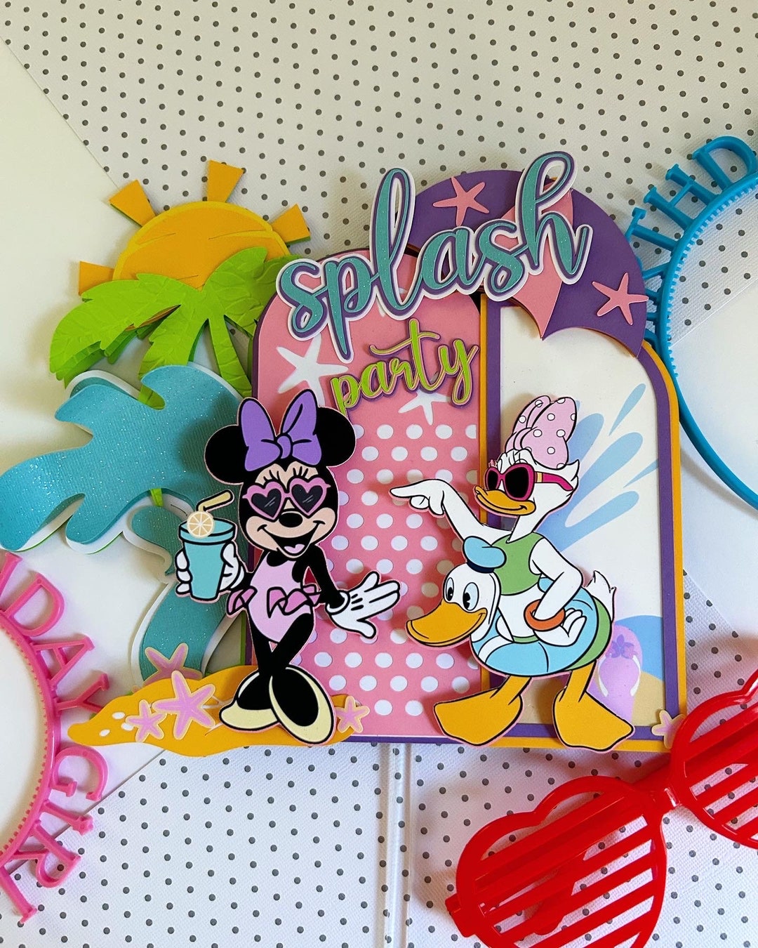 Splash Party Decor, Minie in the Pool, Pool Party, Themed Beach Party ...