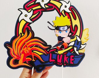 Naruto Birthday Cake Topper | Etsy