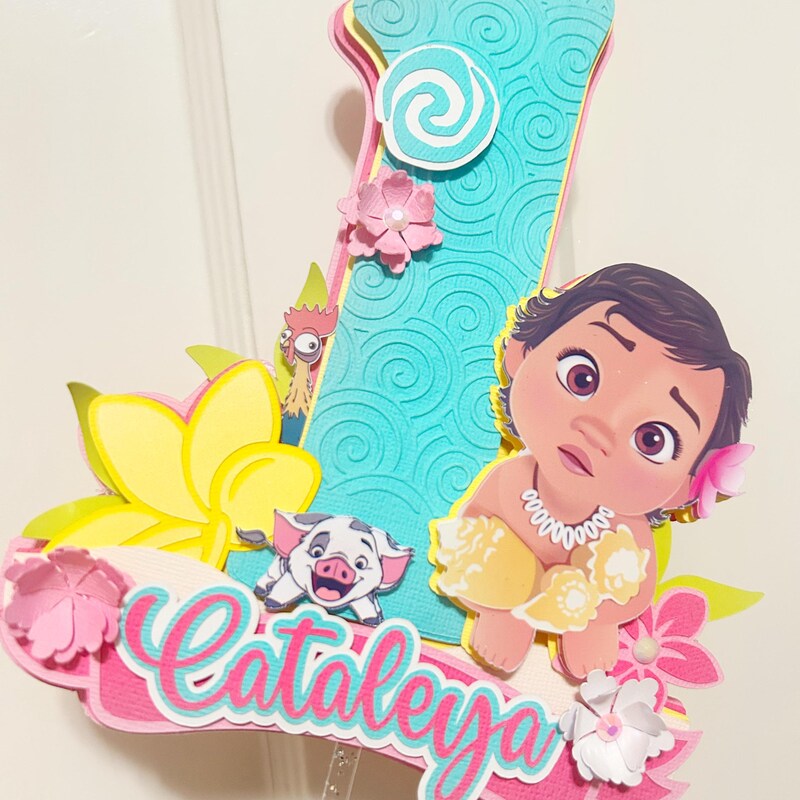 Moana Cake Topper - Etsy