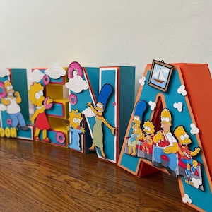 The Simpsons Happy Birthday Banner,the Simpsons Party Decorations,the ...