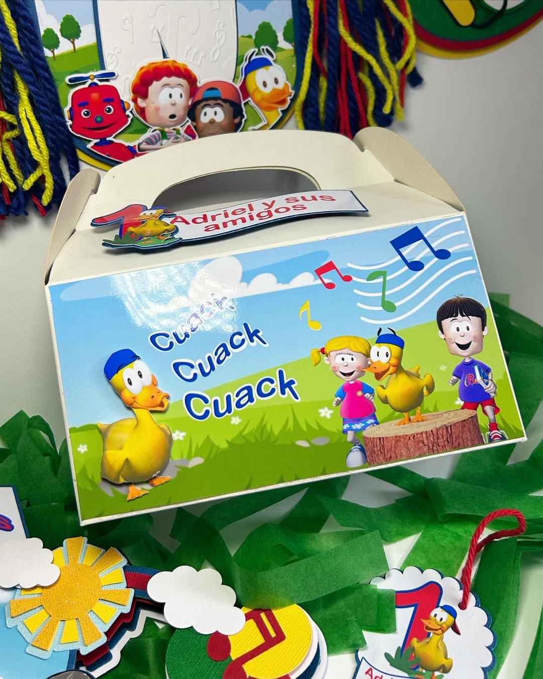 Favors Box Duckling Juan Party, Duckling Gift Box, Party Exit Boxes ...