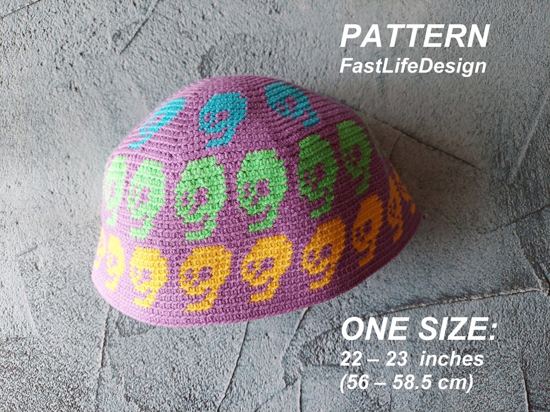CROCHET PATTERN: SKULL Hat - Etsy