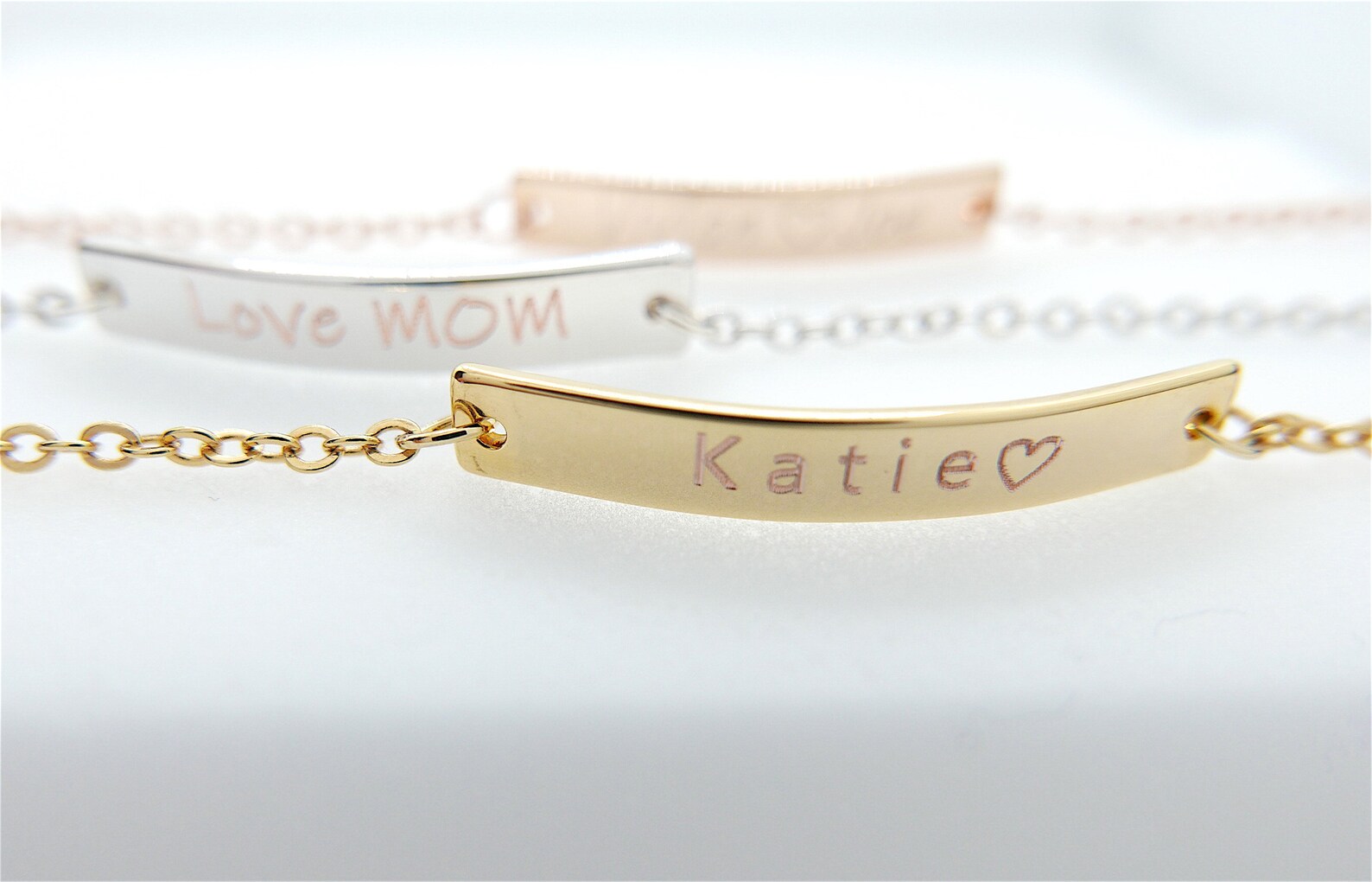 Personalized Engraved Bracelet for Women-valentine's Day Mother's Day ...