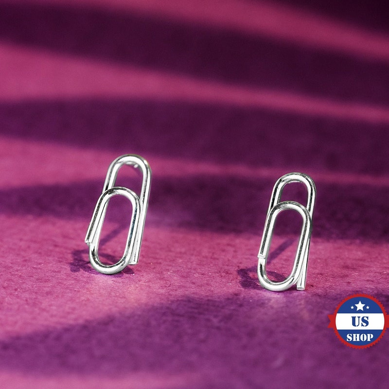 Paper Stud Earrings - Etsy