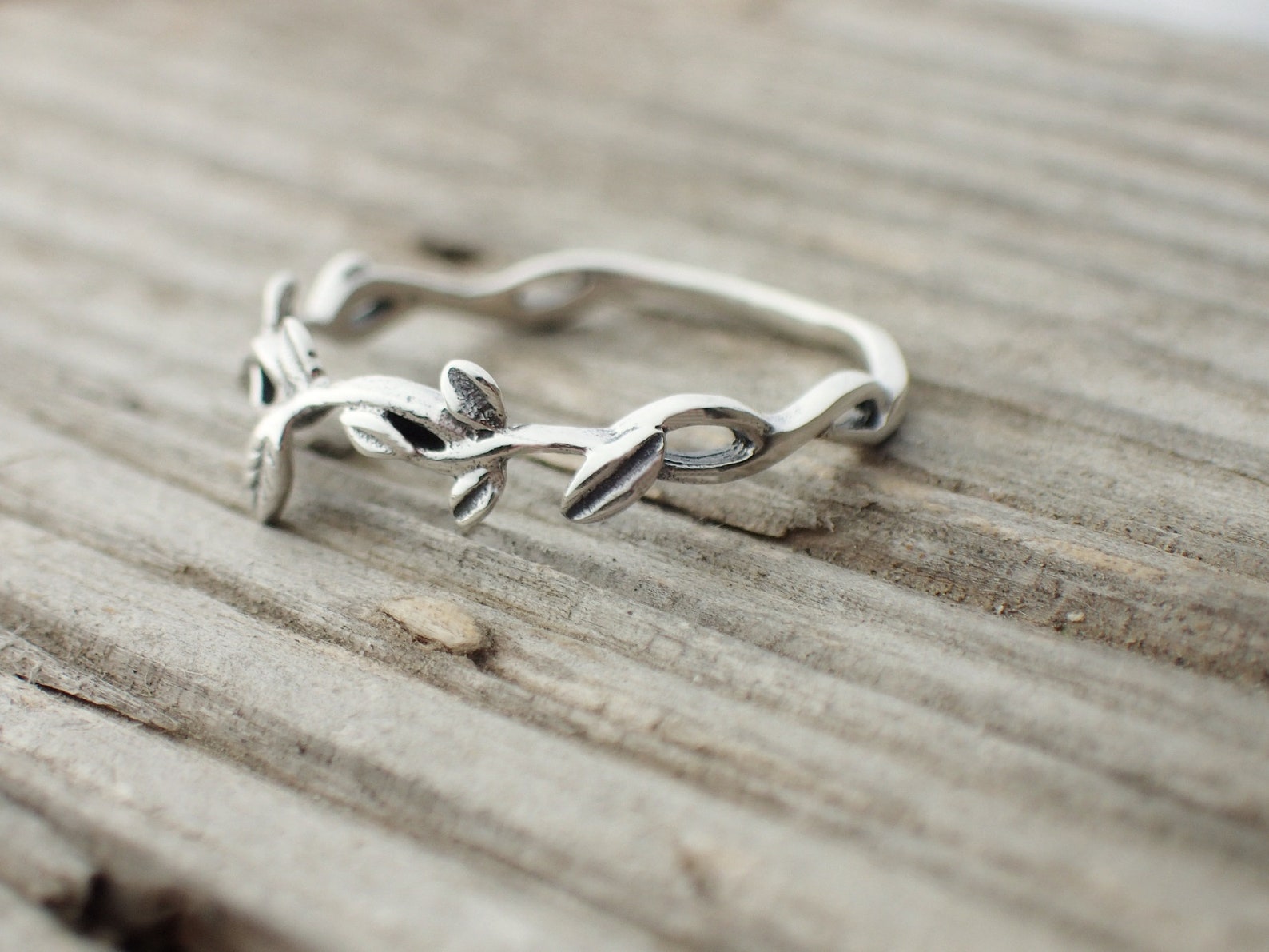 925 Sterling Silver Boho Nature and Branch Ring - Dainty Branch Ring in ...