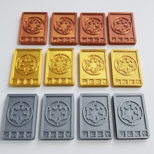Imperial Credit Set 9x Star Wars Empire Credits - Etsy