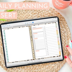 Daily Schedule and To-do Insert for Digital Planning | 5 AM - 10 PM ...