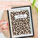 Digital Portrait Notebook With 5 Tabs | Leopard Print | Blank, Dotted ...