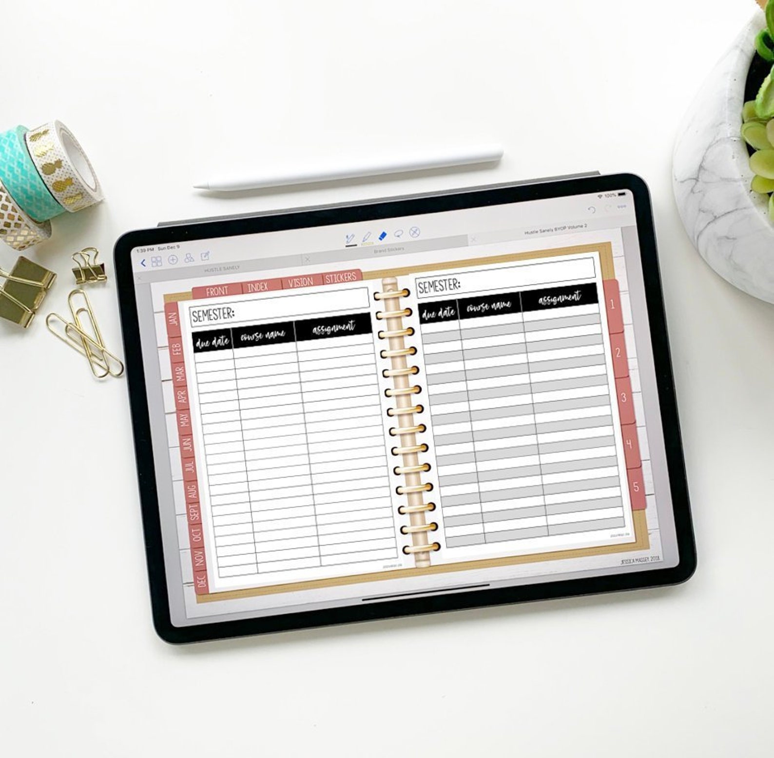 Class To-do List Template for Digital Planning - Etsy