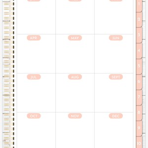 Boho Rainbow Customizable Digital Planner | Undated Portrait | Hustle ...