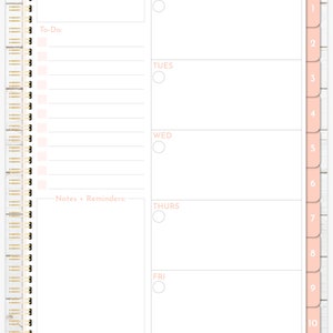 Customizable Boho Rainbow Digital Teacher Planner | Undated Portrait ...