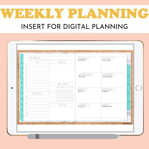 Daily Schedule and To-do Insert for Digital Planning 5 AM - Etsy