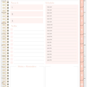 Customizable Boho Rainbow Digital Teacher Planner | Undated Portrait ...