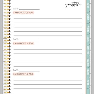 Undated Portrait Digital Planner Terrazzo Design | Hustle Sanely® - Etsy