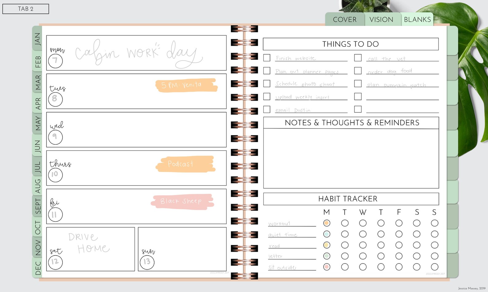 Weekly Insert for Digital Planning - Etsy