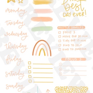 Hustle Sanely® Doodle Sticker Pack for Digital Planning - Etsy