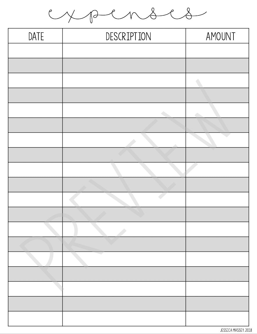 Budget Tracker Insert for Digital Planning - Etsy