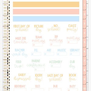 Customizable Leopard Digital Teacher Planner | Undated Portrait ...