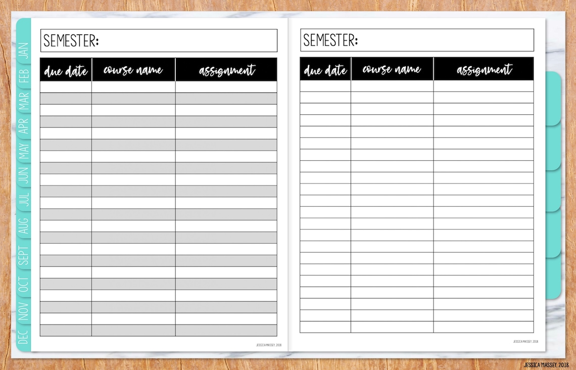 Class To-do List Template for Digital Planning - Etsy