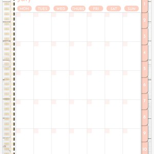 Customizable Boho Rainbow Digital Teacher Planner | Undated Portrait ...