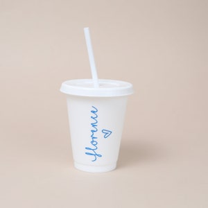 Personalised Kids Cold Cup – Custom Name Party Favour Tumbler ...