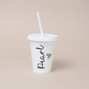 Personalised Kids Cold Cup – Custom Name Party Favour Tumbler ...