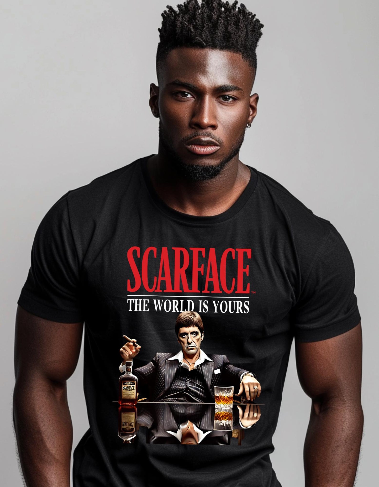 Scarface, Tony Montana, Al Paccino, Cigars, Cigar Tshirt, Sublimation ...
