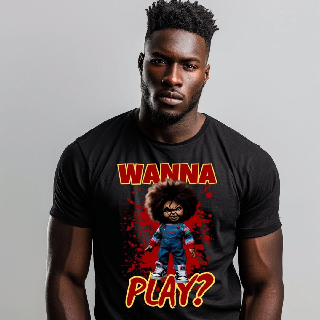 Chucky, Chucky Wanna Play?, Black Chucky, Halloween, Halloween Png ...