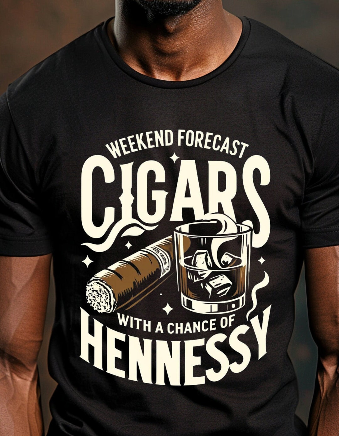 Weekend Forecast, Cigars and Hennessy, Cigar Life , Sublimation PNG ...