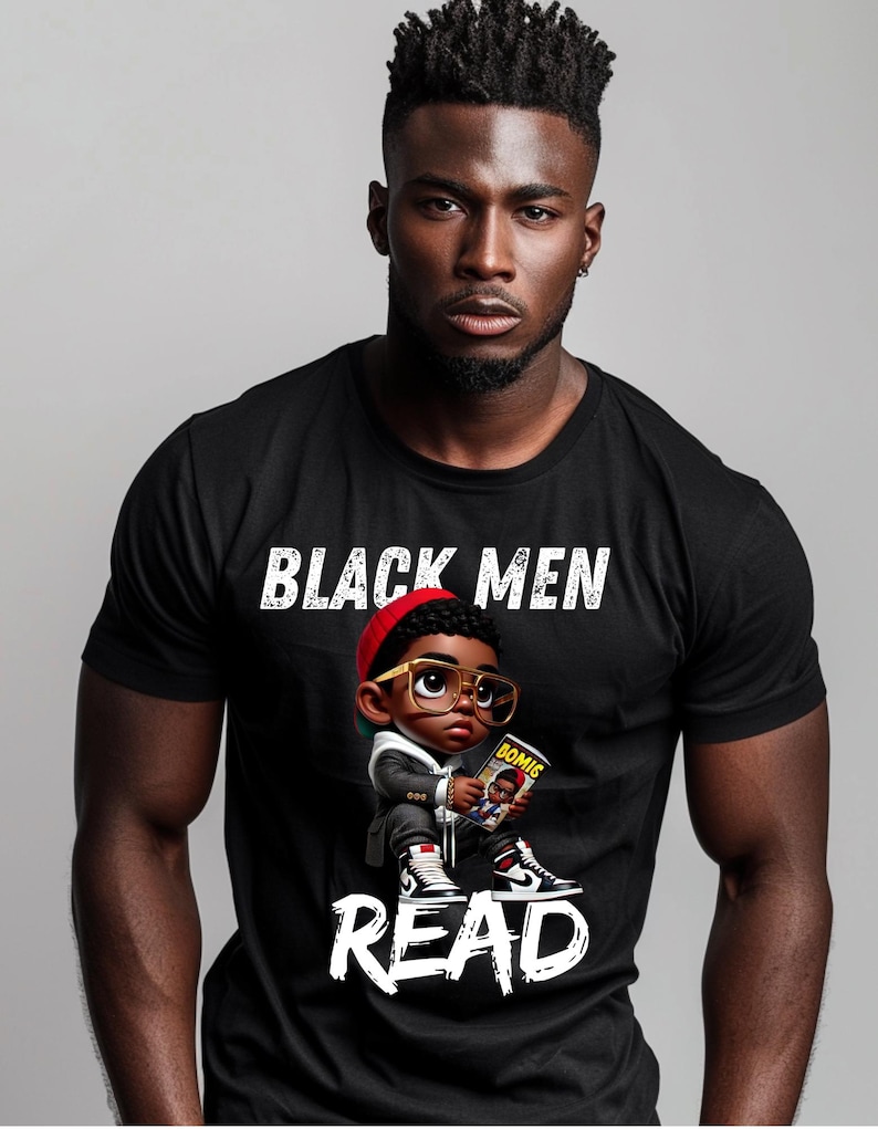 Black Men Read, Black Men, Bookish, Black Men Booklover Png, Trendy ...